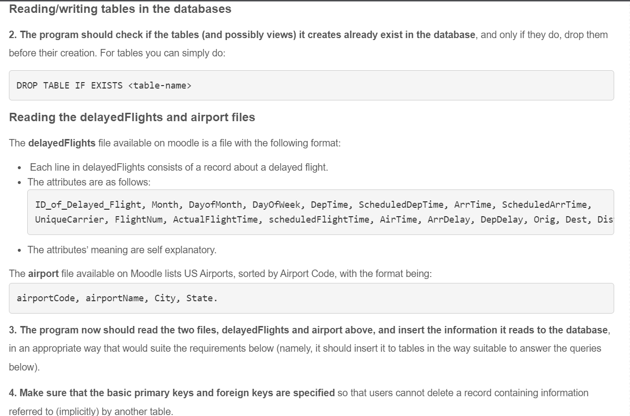 Solved understanding of SQL via the JDBC library. You are | Chegg.com