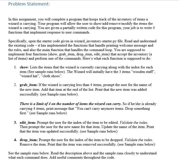 Solved Problem Statement In this assignment, you will | Chegg.com