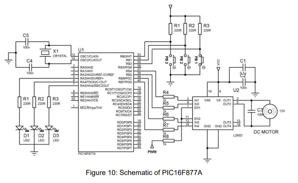 Solved R1 R2 R3 220R1 220R 220R C5 100n U1 므 CRYSTAL | Chegg.com
