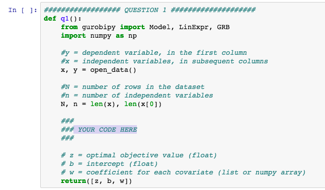 Solved This is a Linear Regression Python Coding | Chegg.com