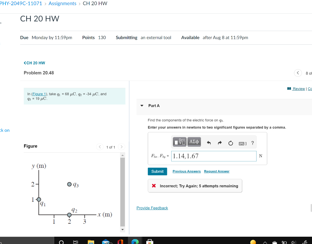 Solved PHY-2049C-11071 > Assignments > CH 20 HW CH 20 HW s | Chegg.com Solved PHY-2049C-11071 > Assignments > CH 20 HW CH 20 HW s | Chegg.com