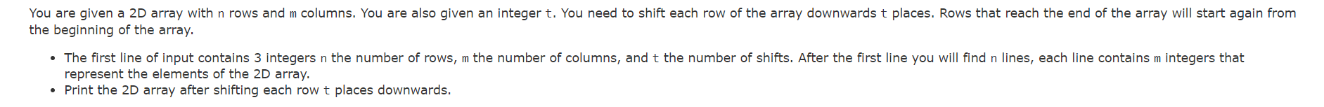 Solved the beginning of the array. represent the elements of | Chegg.com