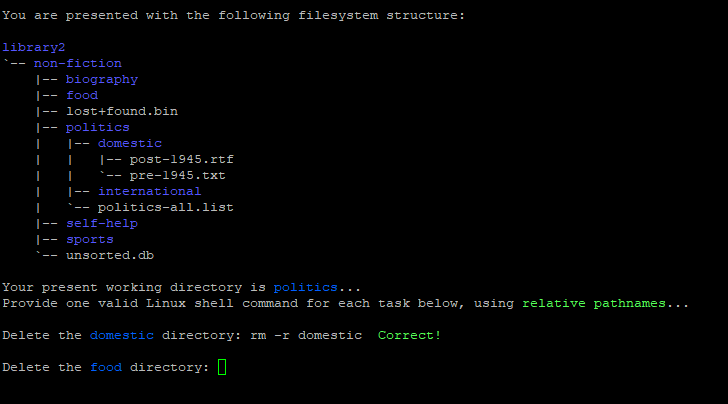 Solved You are presented with the following filesystem | Chegg.com