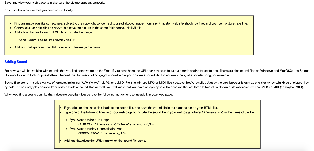 Solved Web Pages and HTML scope of this lab, which focuses | Chegg.com