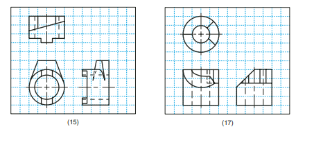 Solved Reproduce (sketch) the two given views and sketch a | Chegg.com