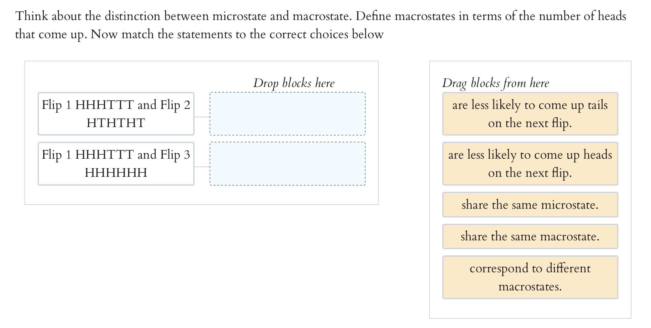 Solved Think about the distinction between microstate and | Chegg.com