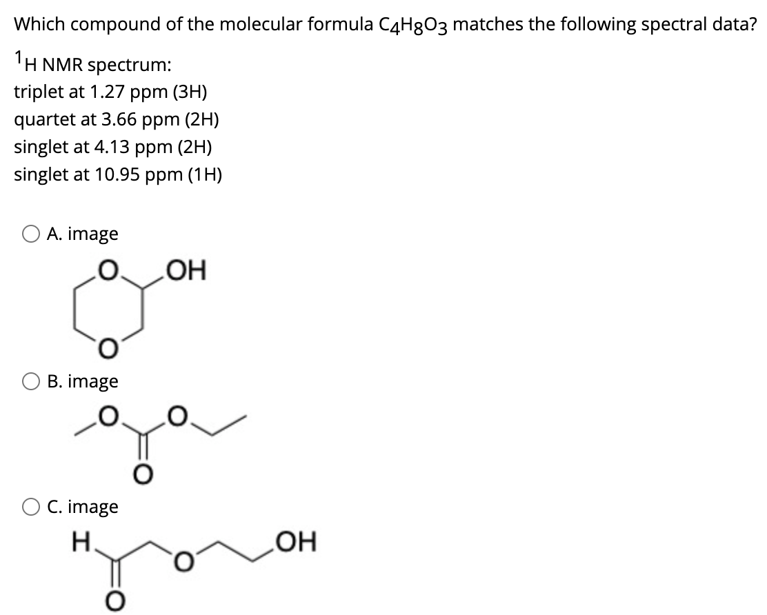 Solved Which compound of the molecular formula C4H803 | Chegg.com