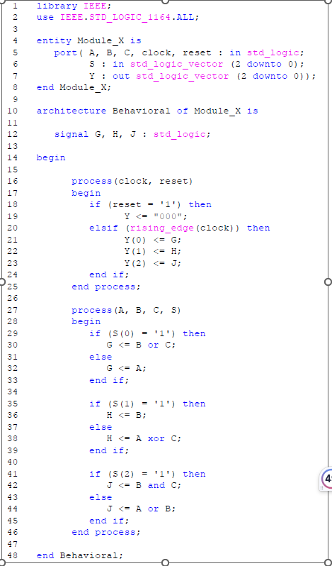 Solved Library Ieee Use Ieeestdlogic1164ali Entity 