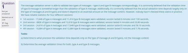 Question 1 The message validation server is able to | Chegg.com