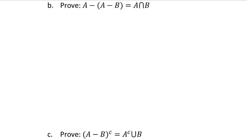 Solved 12. Let U be a set and A, B, and C be subsets of U | Chegg.com