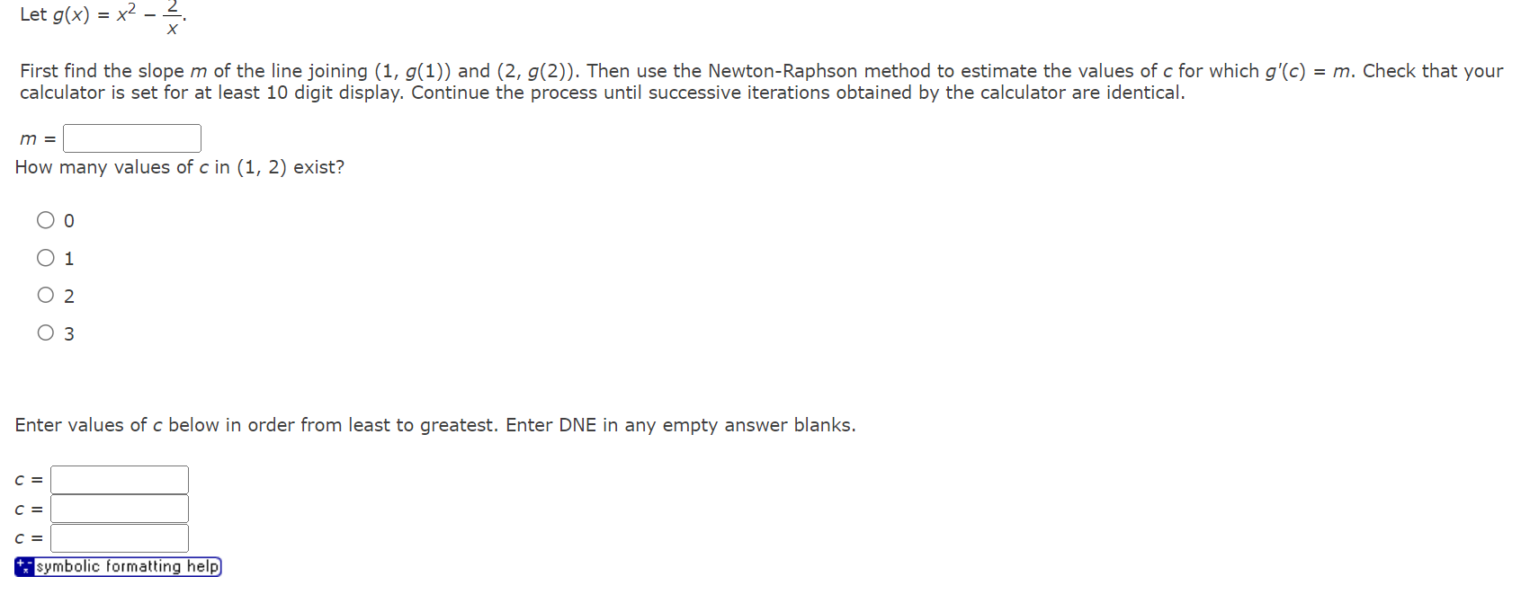 Solved Please make sure to read the g(x) function correctly | Chegg.com