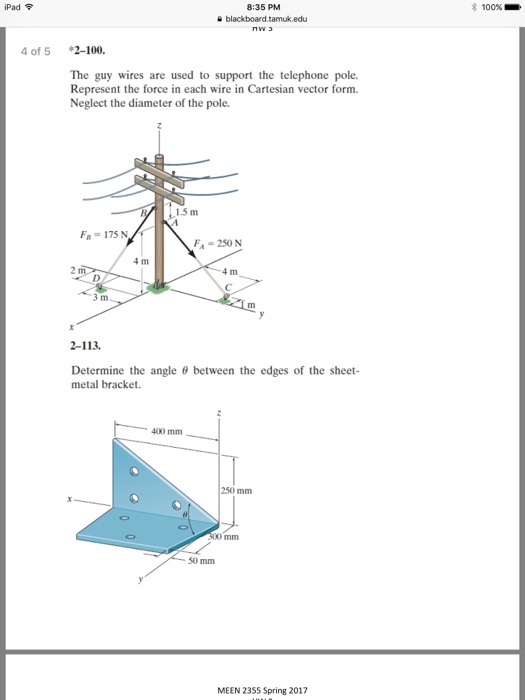 Solved The guy wires are used to support the telephone pole. | Chegg.com