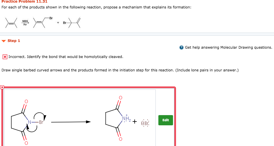 Solved Practice Problem 11.31 For each of the products shown | Chegg.com