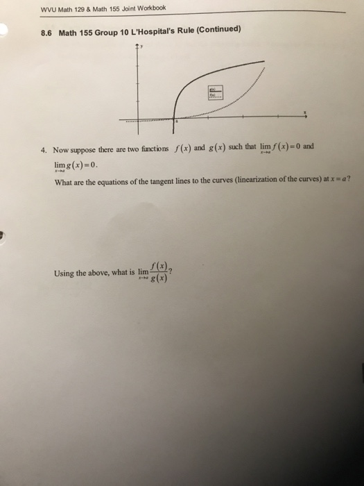 Solved WVU Math 129 & Math 155 Joint Workbook 8.6 Math 155 | Chegg.com