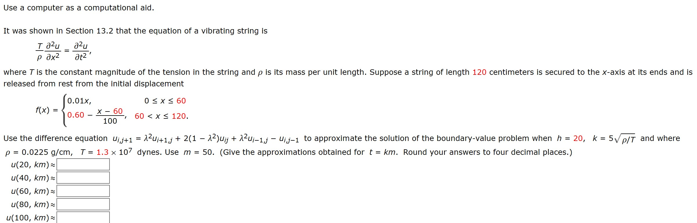 Use a computer as a computational aid. It was shown | Chegg.com