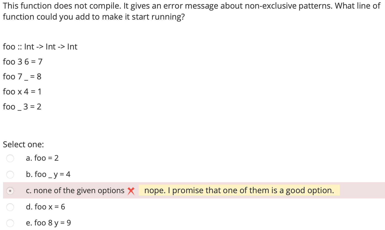 Solved This function does not compile. It gives an error | Chegg.com