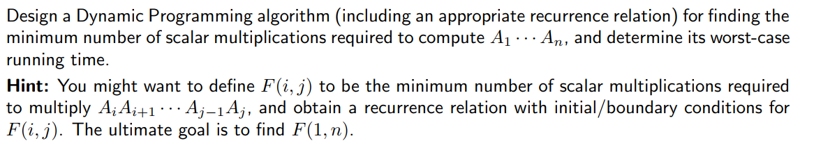 Solved Recall that matrix multiplication is a binary | Chegg.com