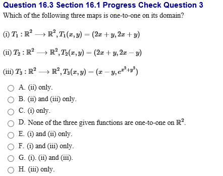 Solved Question 16.3 Section 16.1 Progress Check Question 3 | Chegg.com
