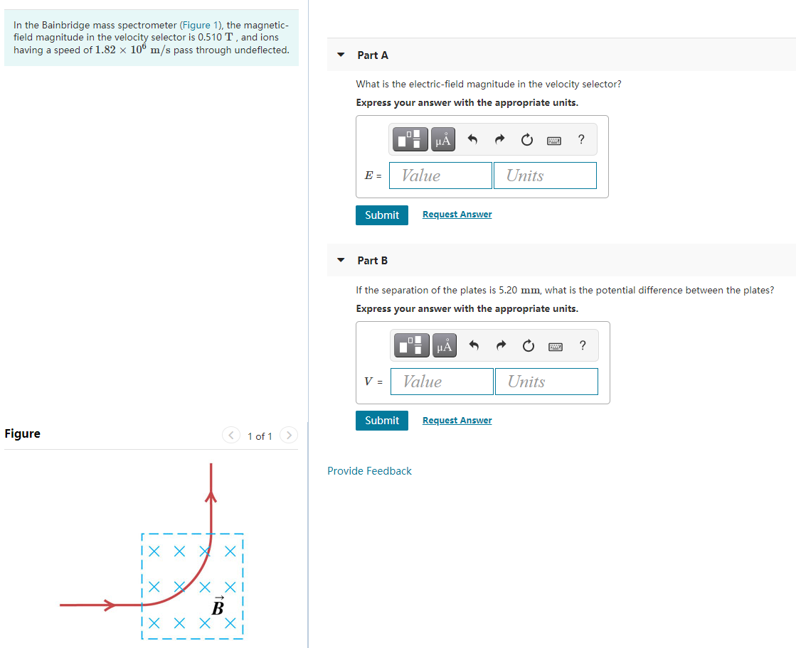 Solved In the Bainbridge mass spectrometer (Figure 1), the | Chegg.com