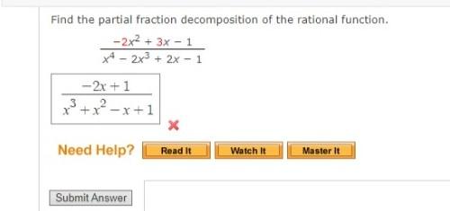 Solved Find the partial fraction decomposition of the | Chegg.com