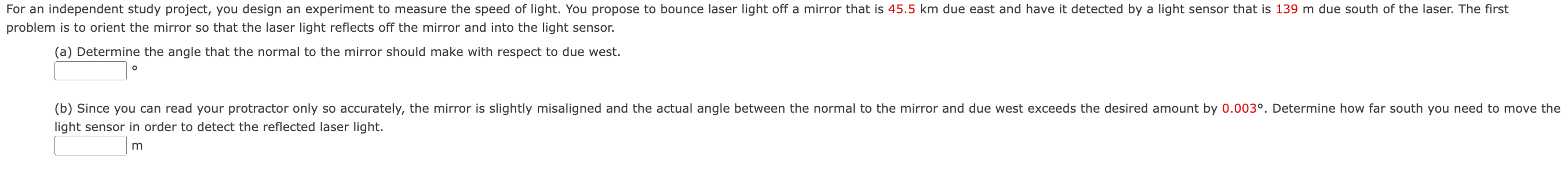 Solved For an independent study project, you design an | Chegg.com