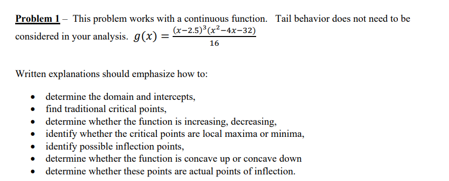Solved Problem 1 – This problem works with a continuous | Chegg.com