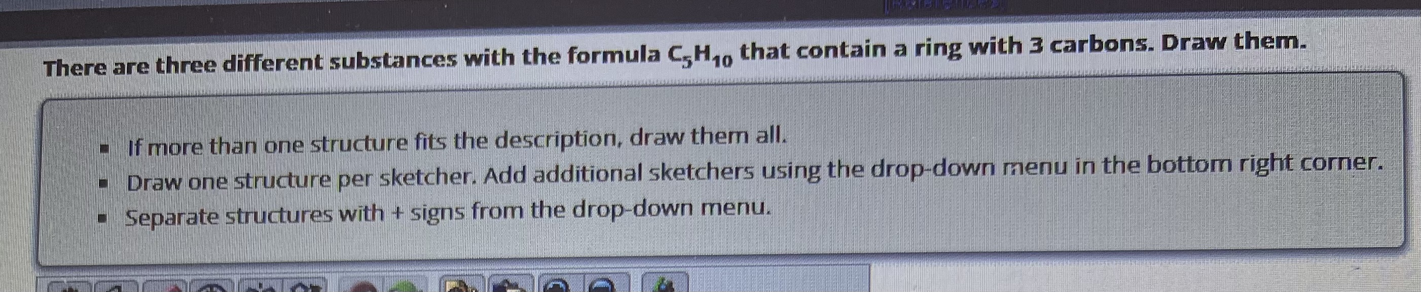 Solved There are three different substances with the formula | Chegg.com