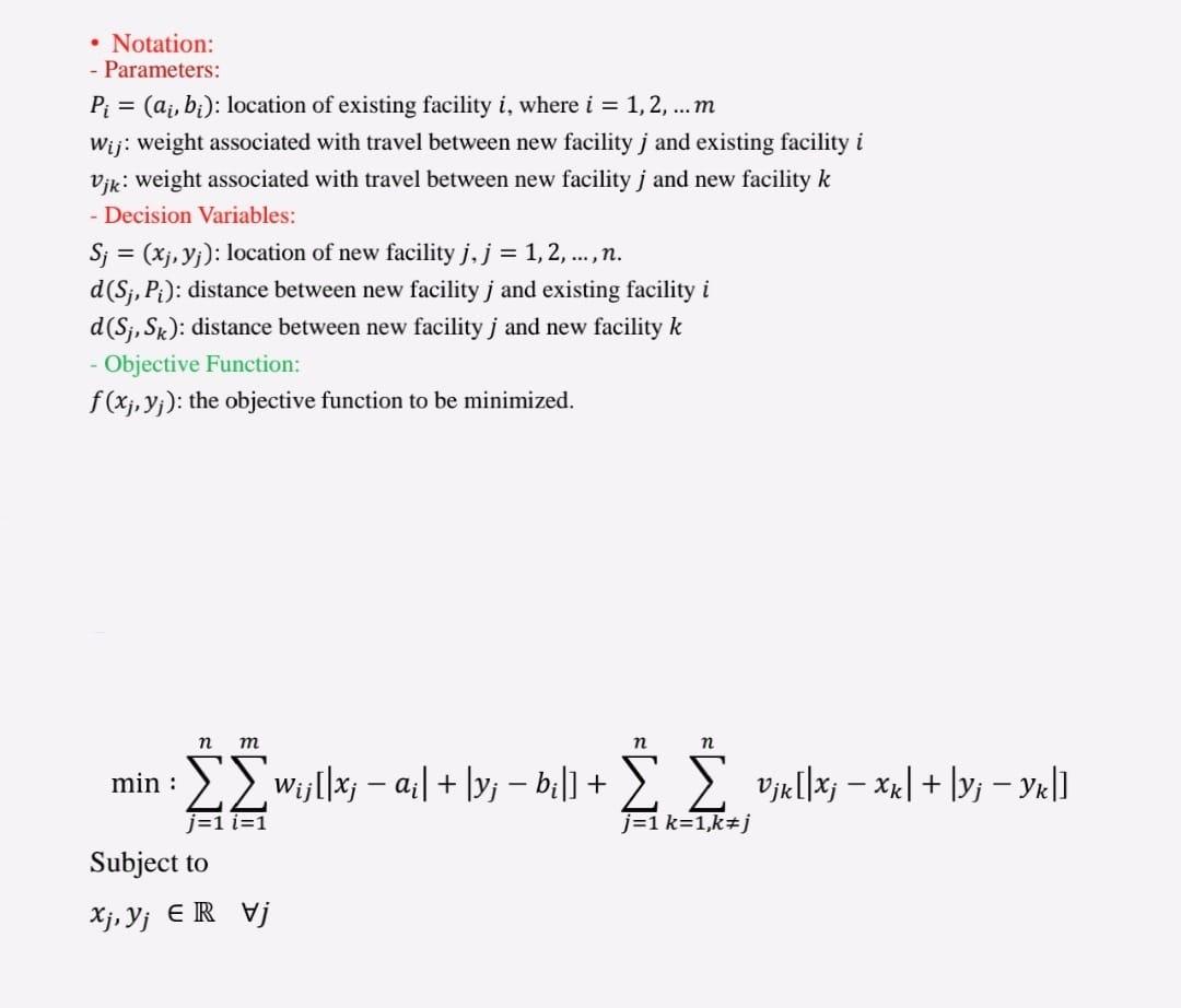 Solved I need to have this formula in a lingo (lindo) code | Chegg.com