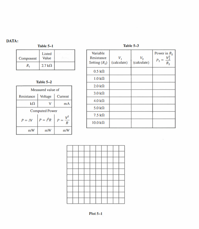 Solved PROCEDURE: 2 1. Measure the actual resistance of R1. | Chegg.com