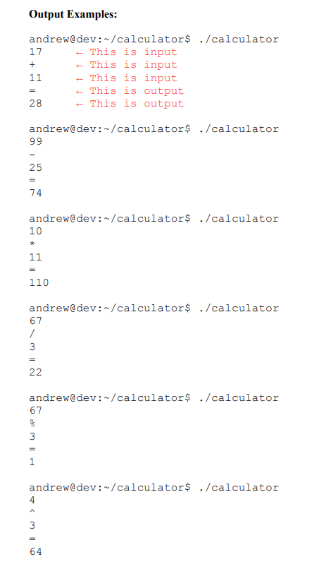 Assembly Coding Assignment - Calculator Output | Chegg.com