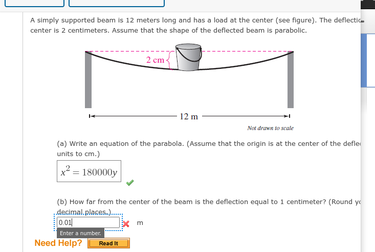 Solved A simply supported beam is 12 meters long and has a | Chegg.com