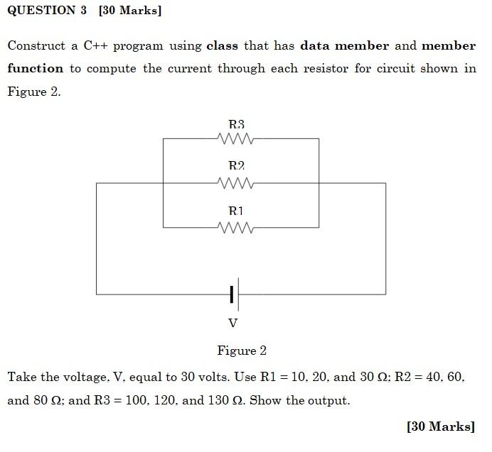 Solved Question 3 30 Marks Construct A C Program Using 3589