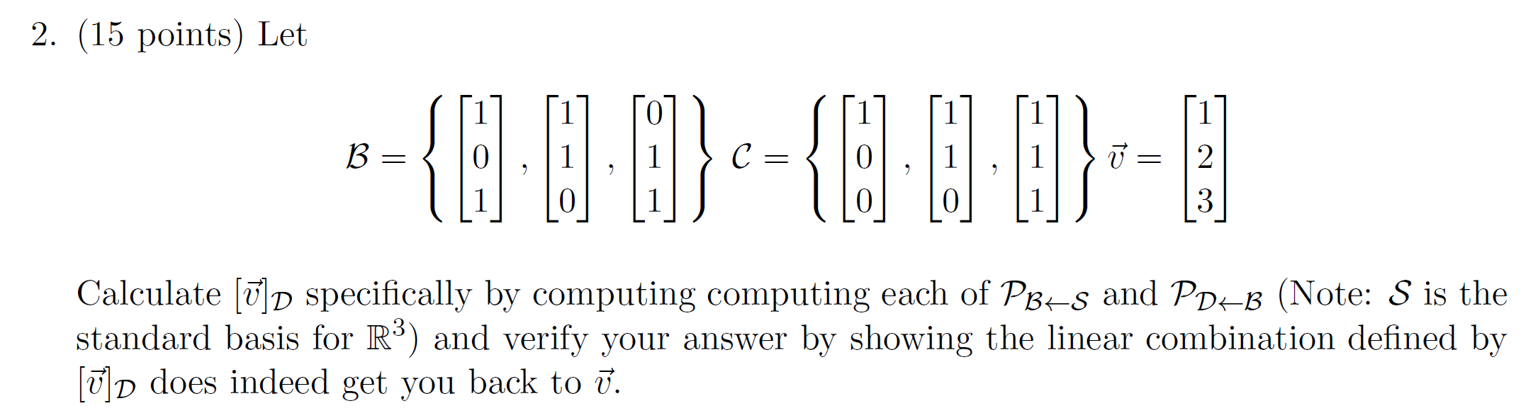 2. (15 points) Let | Chegg.com