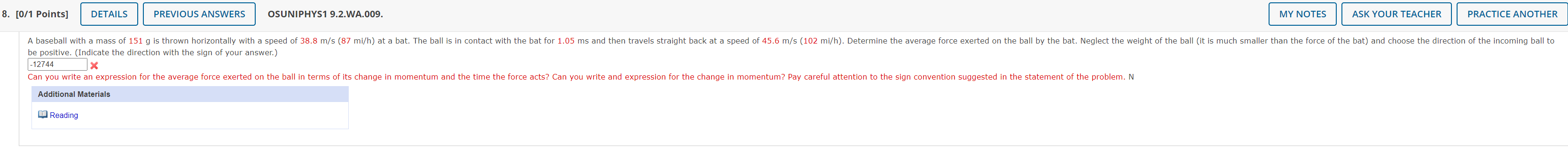 Solved be positive. (Indicate the direction with the sign of | Chegg.com
