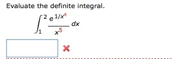 Solved Evaluate the definite integral. 2 e1/x dx | Chegg.com