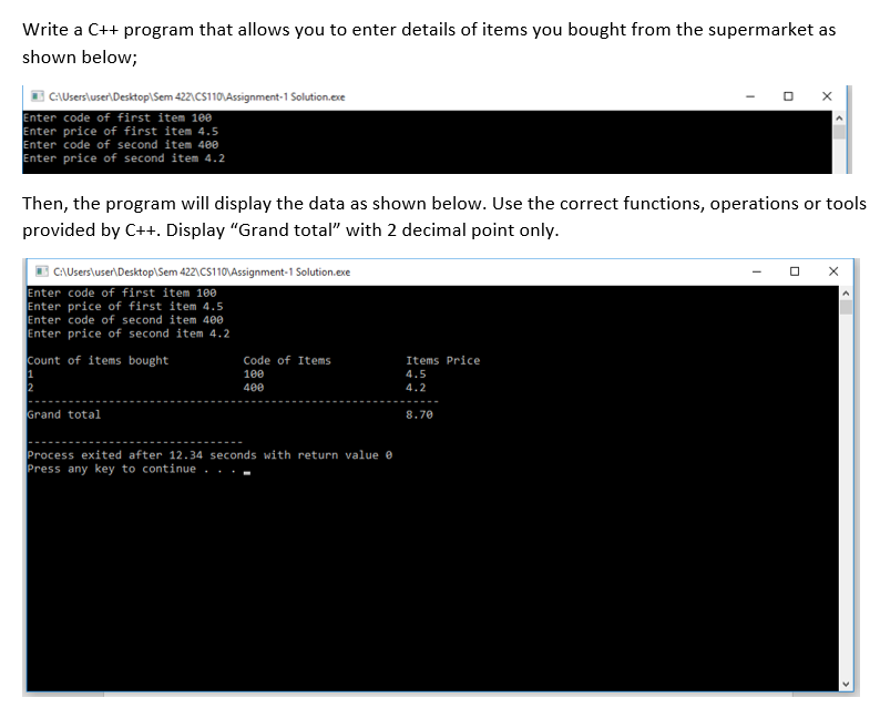 Solved Write A C Program That Allows You To Enter Details 6157