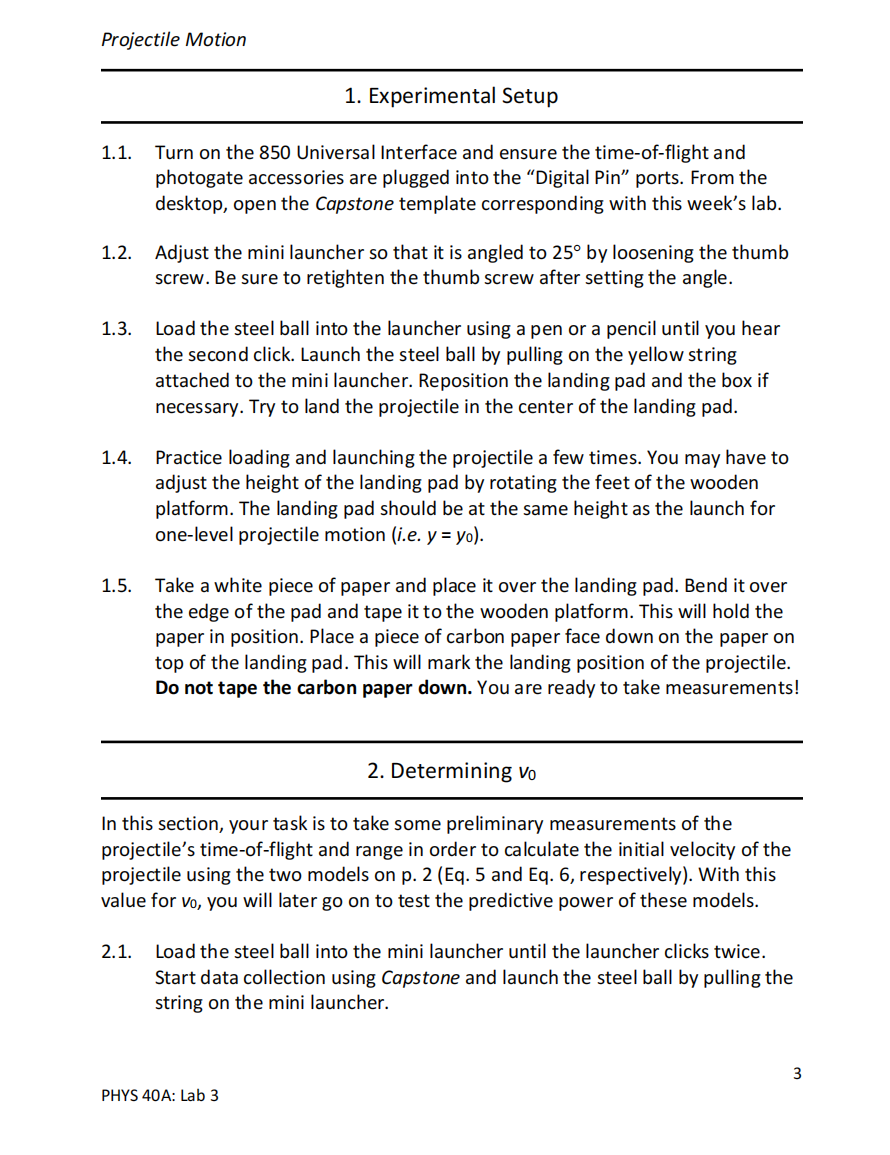 Projectile Motion Introduction For a projectile | Chegg.com