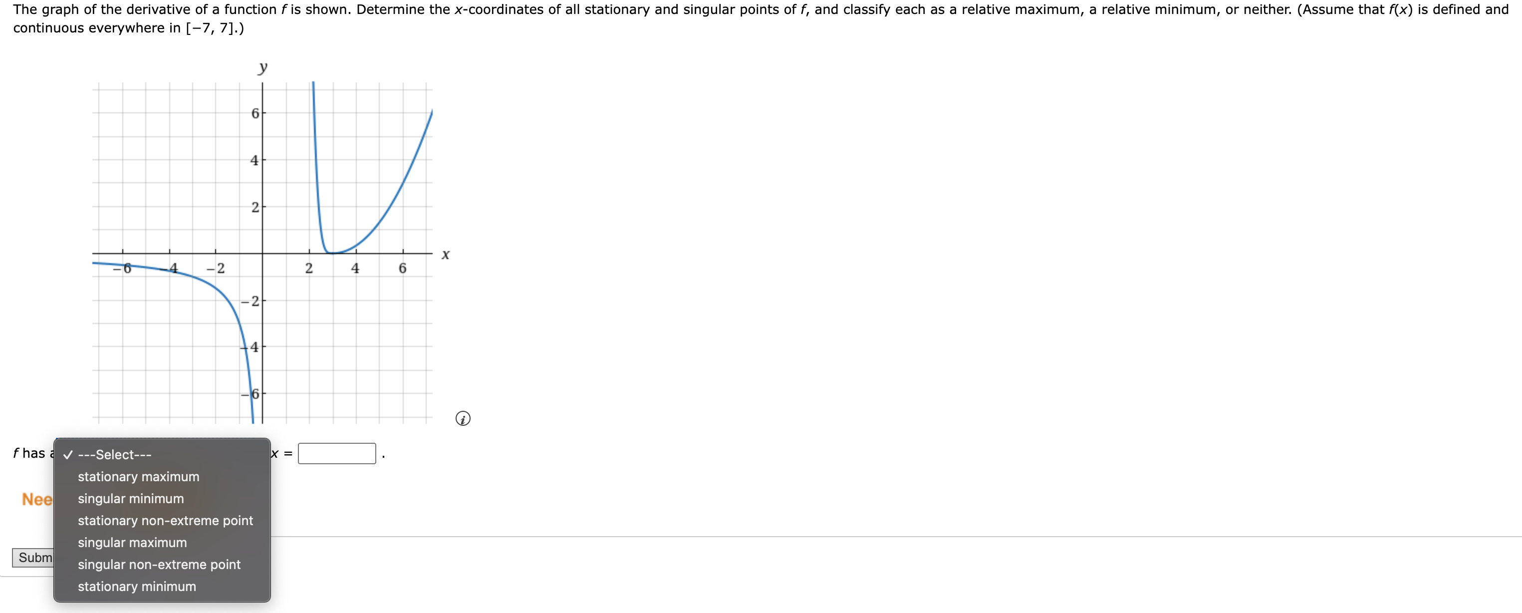 Solved continuous everywhere in [−7,7].) | Chegg.com