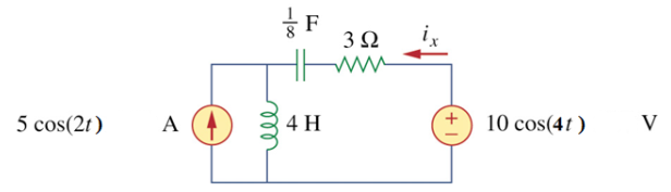 Solved Find ix (t) in the following circuit. | Chegg.com