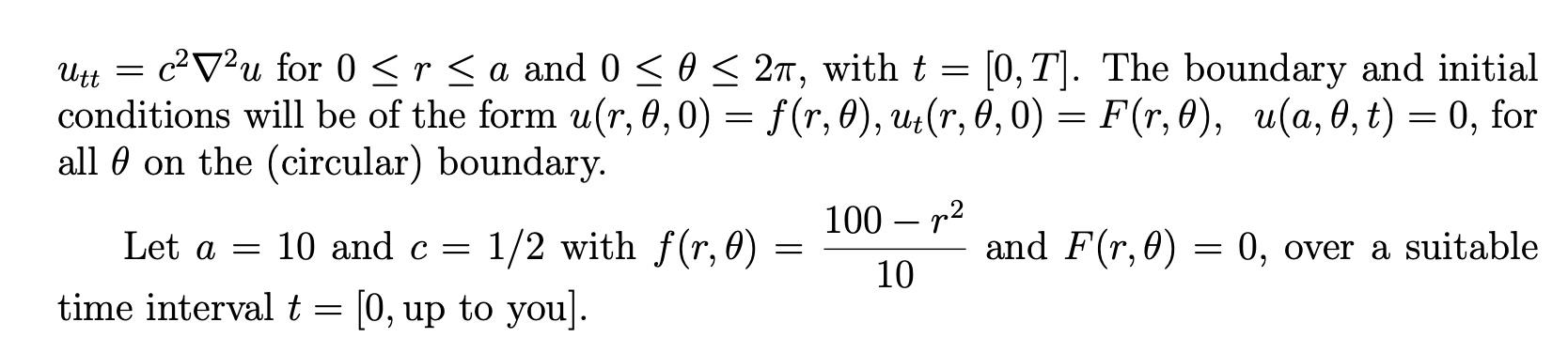 Solved Utt = cVu for 0 | Chegg.com
