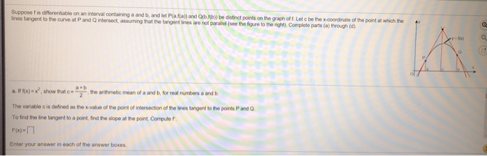 Solved Suppose f is differentiable on an interval containing | Chegg.com