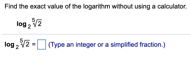 Solved Solve the equation. log5 (x² + 4) = 2 Change the | Chegg.com
