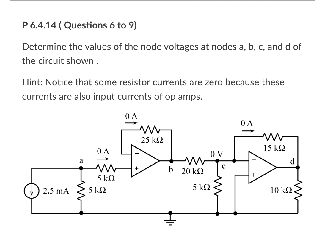 Solved Find the voltages at nodes a, b, and d. The voltage | Chegg.com