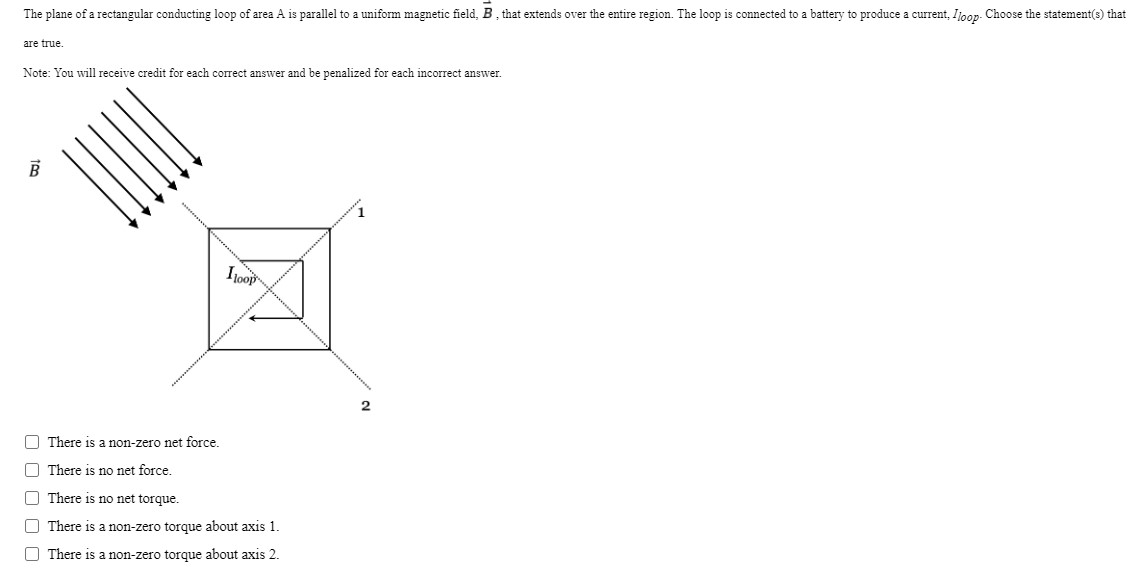 Solved The plane of a rectangular conducting loop of area A | Chegg.com