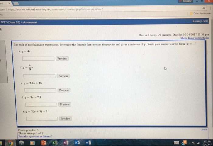 Solved cure l https://imathas rationalreasoning | Chegg.com