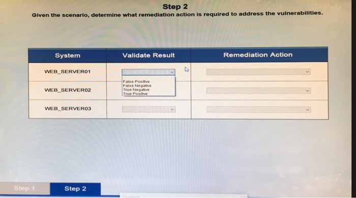 Step 1 Instruction: The simualtion includes 2 steps. | Chegg.com
