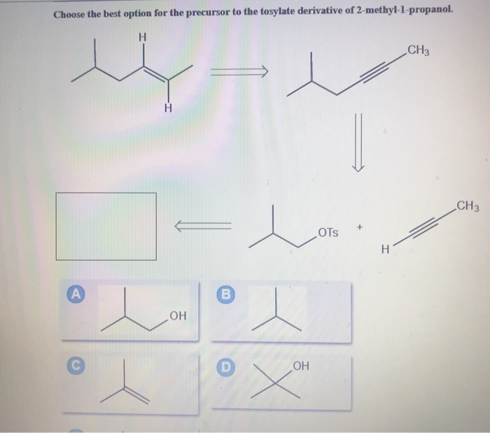 Solved Choose the best option for the precursor to the | Chegg.com