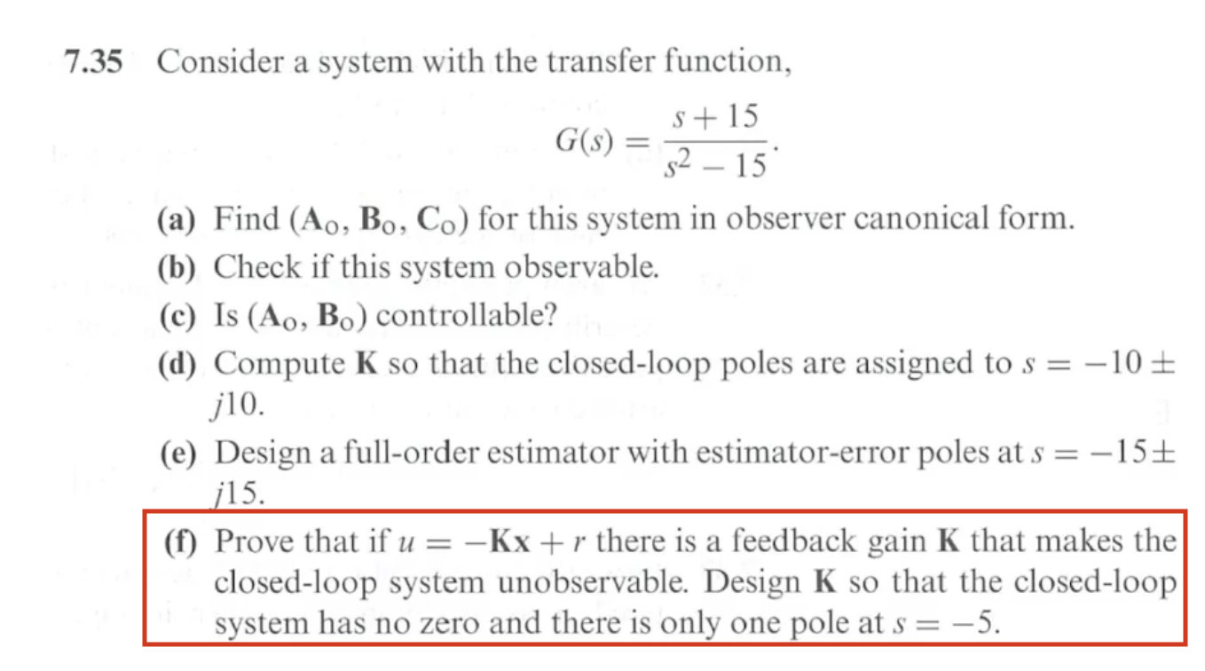 Solved 7.35 Consider a system with the transfer function, | Chegg.com