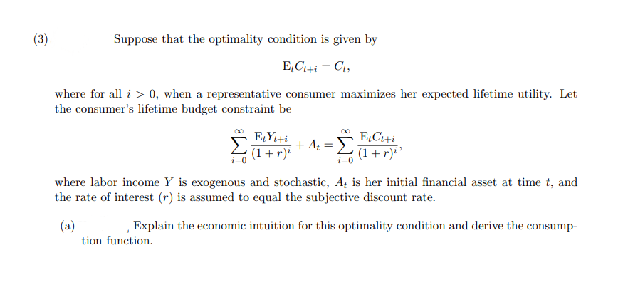 Solved Suppose that the optimality condition is given by | Chegg.com
