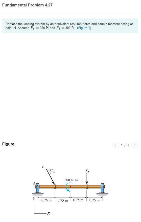 Solved Fundamental Problem 4.27 Replace the loading system | Chegg.com
